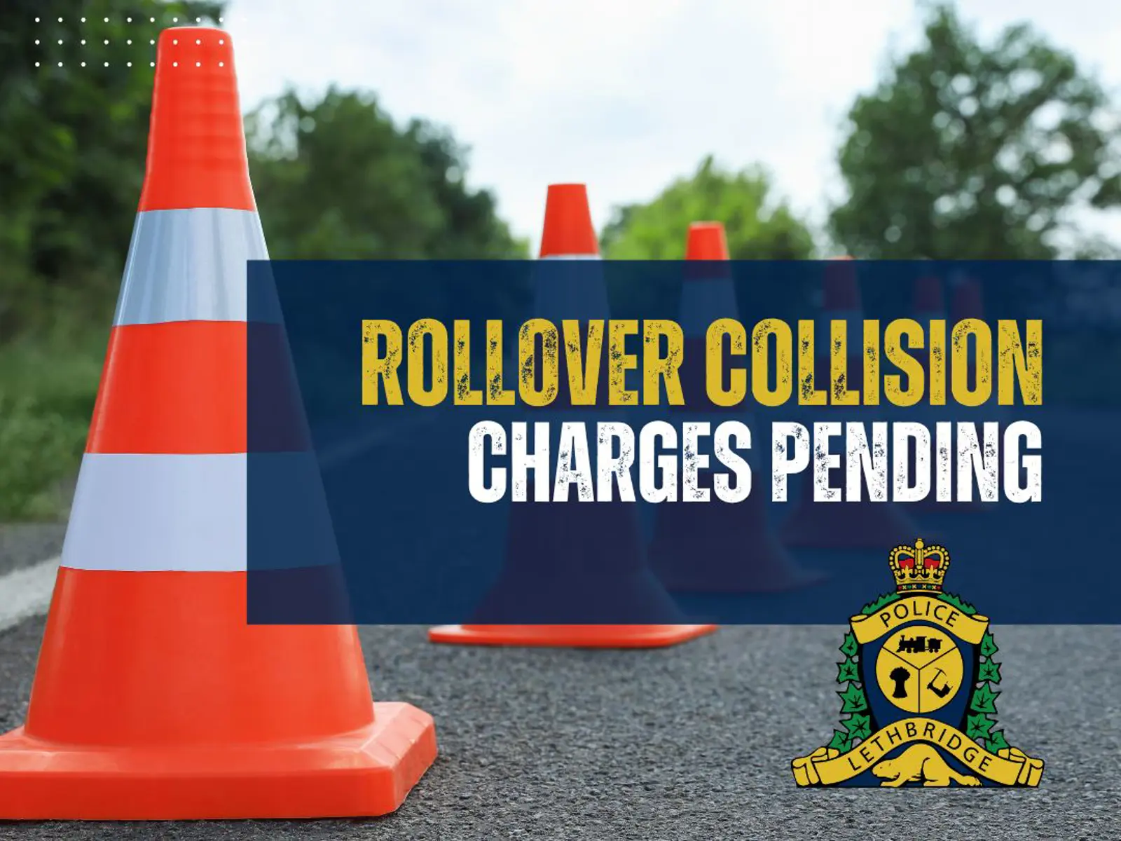 Police investigating rollover collision | Lethbridge Police Service